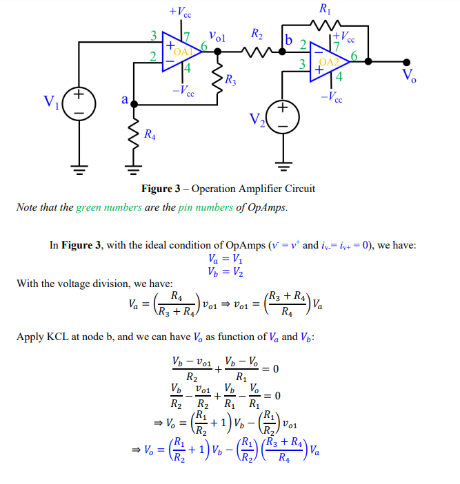 Solved Create a MATLAB script, assuming that all OpAmps are | Chegg.com