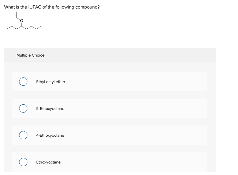 Solved What is the IUPAC of the following compound? e | Chegg.com