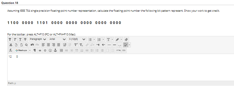 Solved Assuming IEEE 754 single-precision floating-point | Chegg.com
