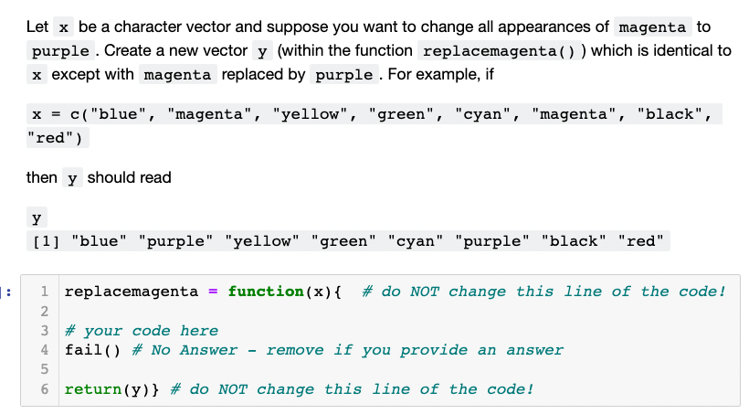 Solved Let x be a character vector and suppose you want to | Chegg.com