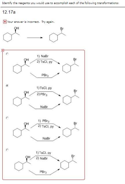 Solved Identify the reagents you would use to accomplish | Chegg.com