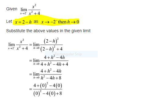Solved Can you please explain how x=2-h was chosen? I | Chegg.com