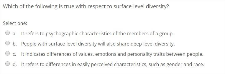 Solved Which of the following is true with respect to | Chegg.com