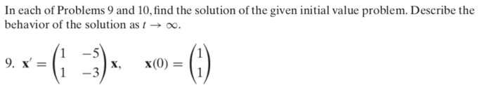 Solved In each of Problems 9 and 10, find the solution of | Chegg.com