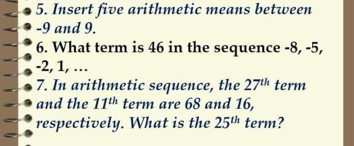Solved LEARNING TASK 05 Solve the following problems 8. Find | Chegg.com