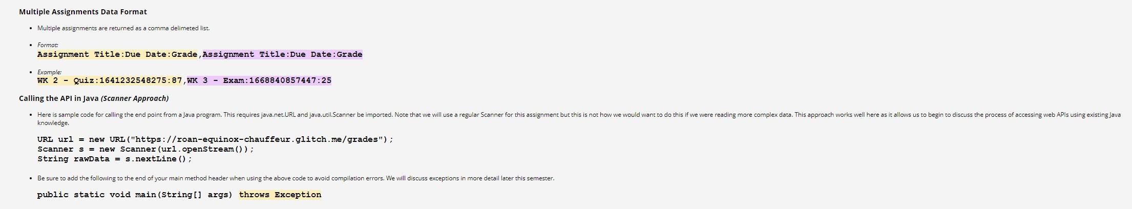 Week 7 Assignment API Documentation Al Random Number | Chegg.com