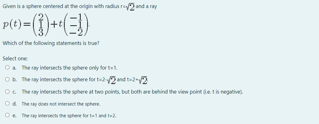 Solved Given is a sphere centered at the origin with radius | Chegg.com