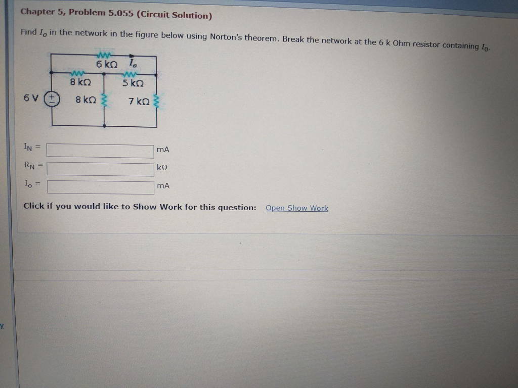 Solved Find Io in the network in the figure below using | Chegg.com