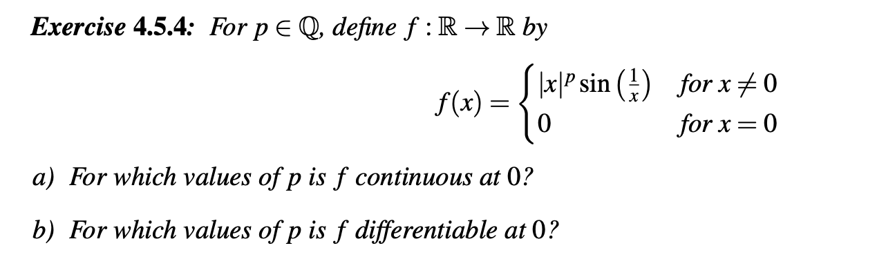 Solved Exercise 4.5.4: For p∈Q, define f:R→R by | Chegg.com