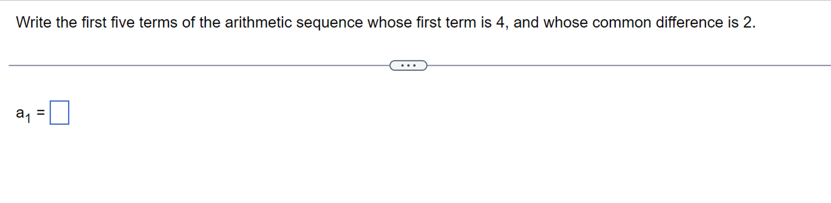 Solved Write the first five terms of the arithmetic sequence | Chegg.com