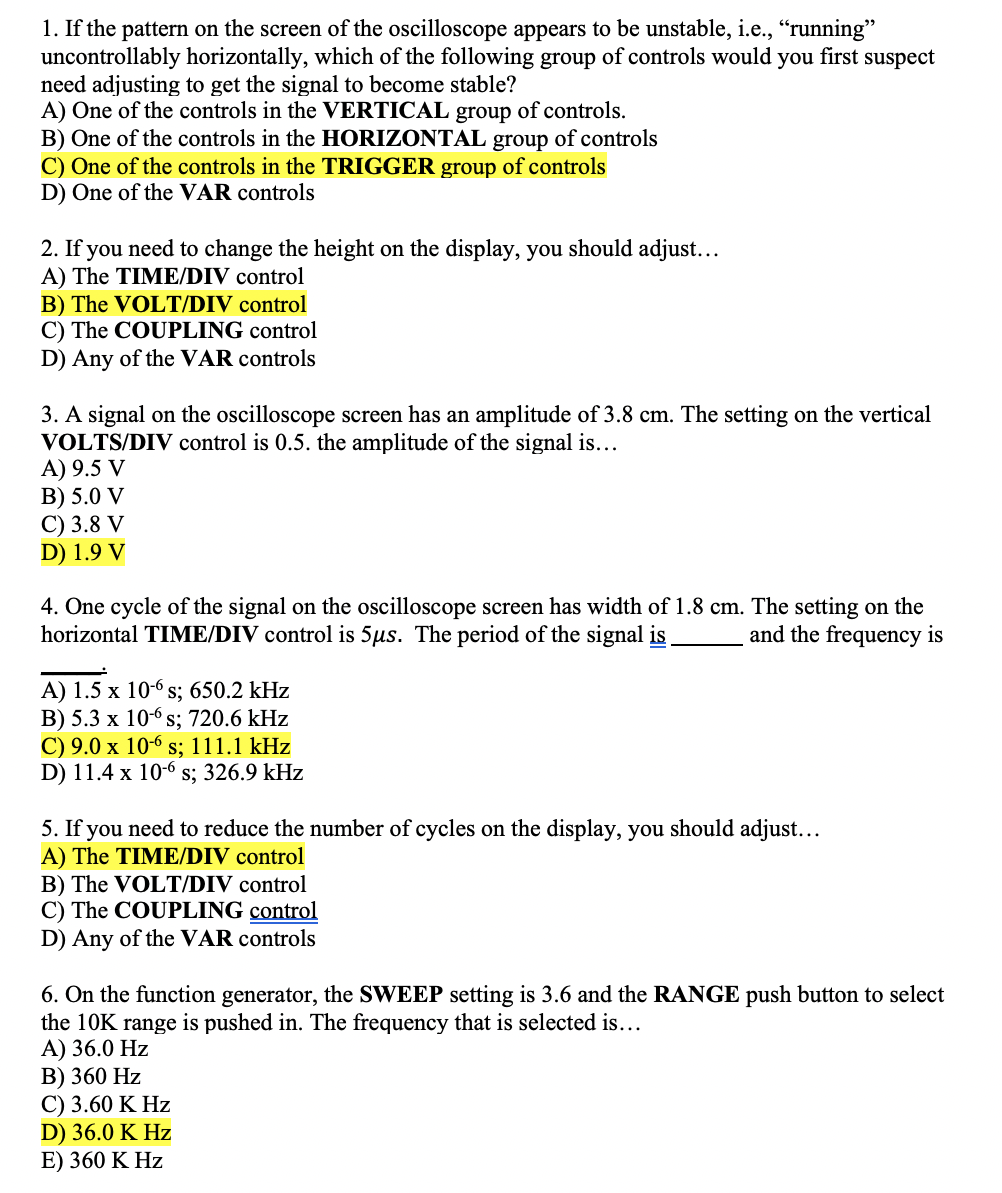 Solved Can someone please look over these and tell me which | Chegg.com
