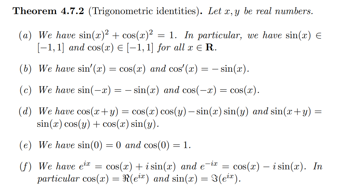 Solved Exercise 4.7.1. Prove Theorem 4.7.2. (Hint: write | Chegg.com