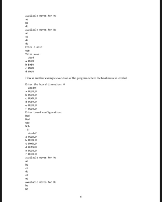 Solved Objective: Part of the Code for a Reversi Game The | Chegg.com