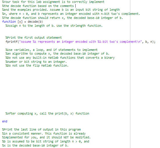 Solved Please do not use any built-in functions in Matlab | Chegg.com