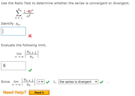 Solved Use the Ratio Test to determine whether the series is | Chegg.com