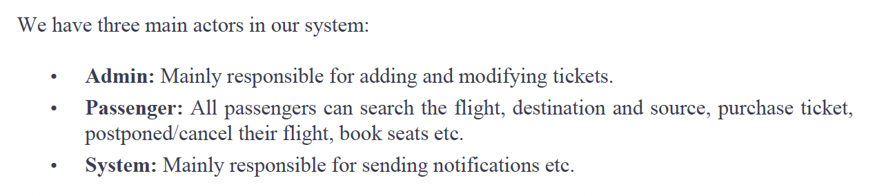 Solved Implement an Airline booking system using any of the | Chegg.com