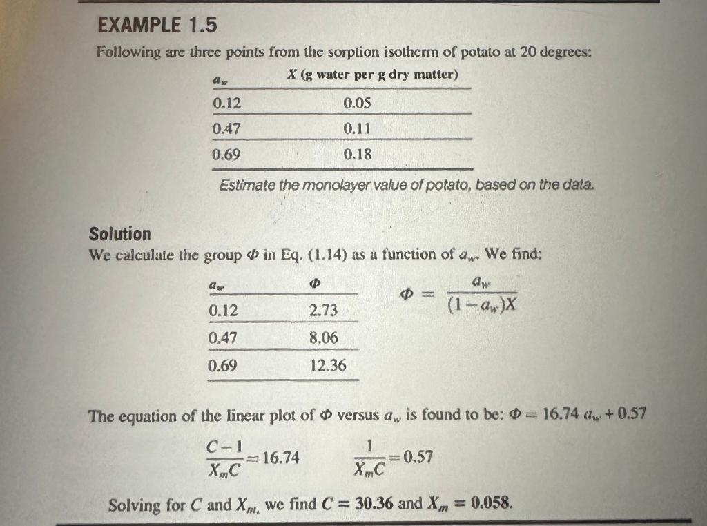 Solved can someone explain how to solve for C and Xm step by | Chegg.com