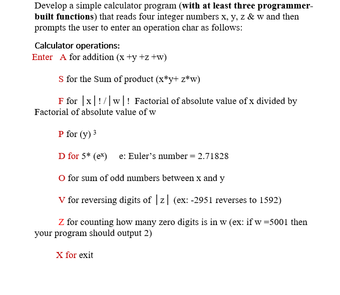 Solved Write the code for the following program in your IDE, | Chegg.com