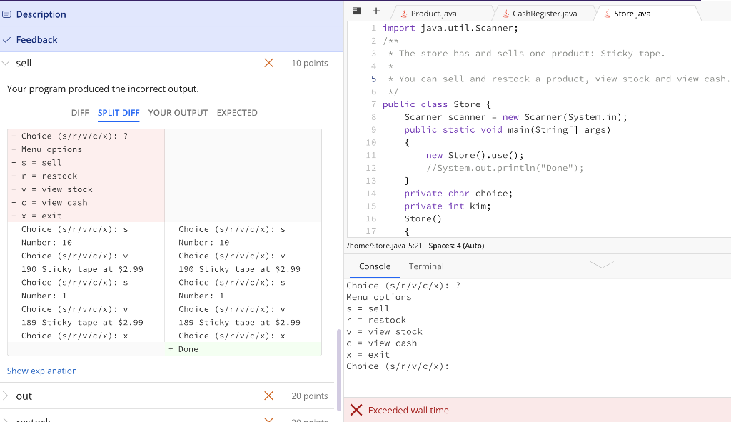 Solved Write this in java. Store specification: A store | Chegg.com