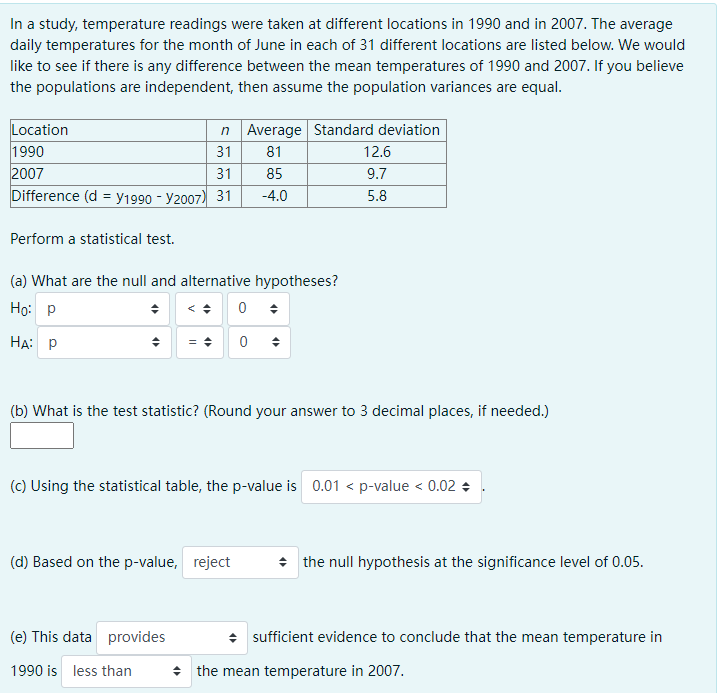 Solved In a study, temperature readings were taken at | Chegg.com