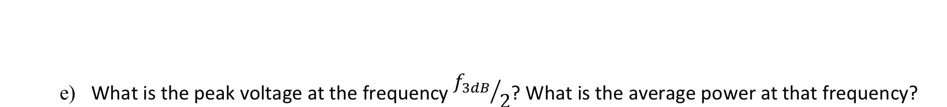 Solved 2) a) Find the transfer function Vout/ve = H(S) Vout | Chegg.com