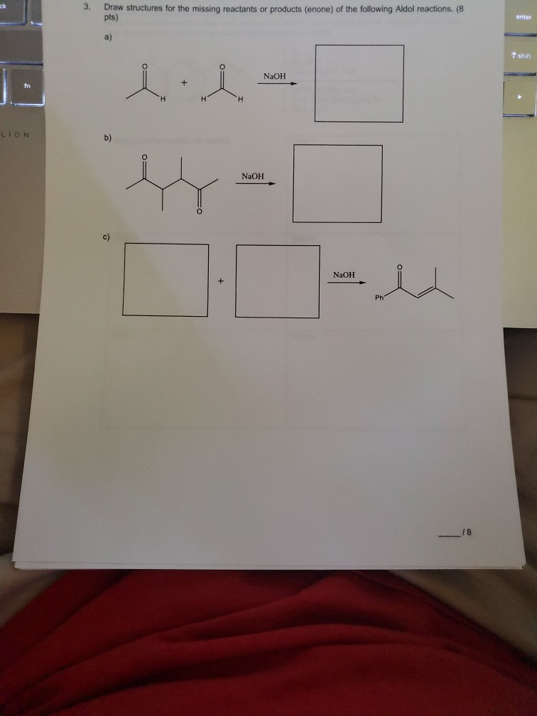 Solved 3 Draw structures for the missing reactants or | Chegg.com