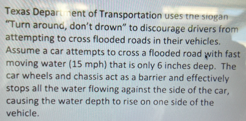 Solved Texas Department of Transportation uses the slogan | Chegg.com