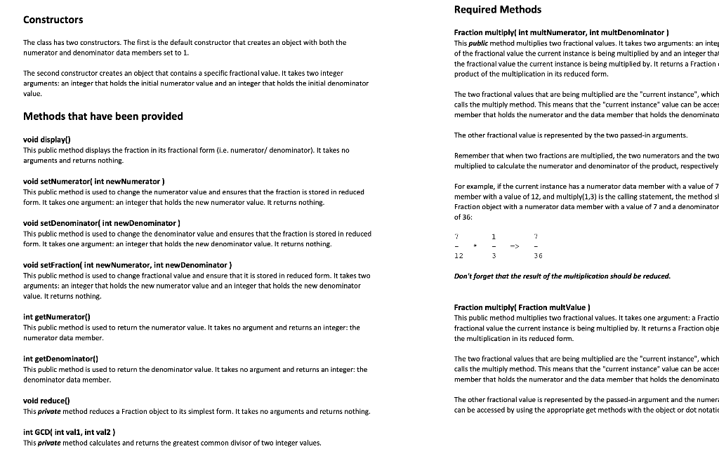 Solved Recitation Project 9 Overview For this project, | Chegg.com