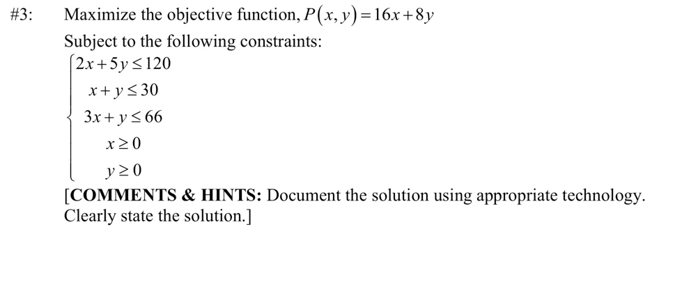 Solved 1 Maximize The Objective Function P X Y 7x