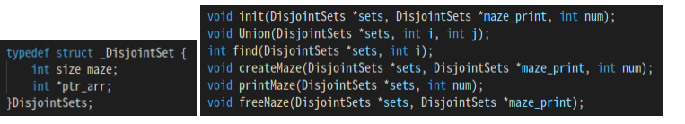 Solved Maze(Disjoint Set) C PROGRAM: PLEASE PROVIDE COMMENTS | Chegg.com