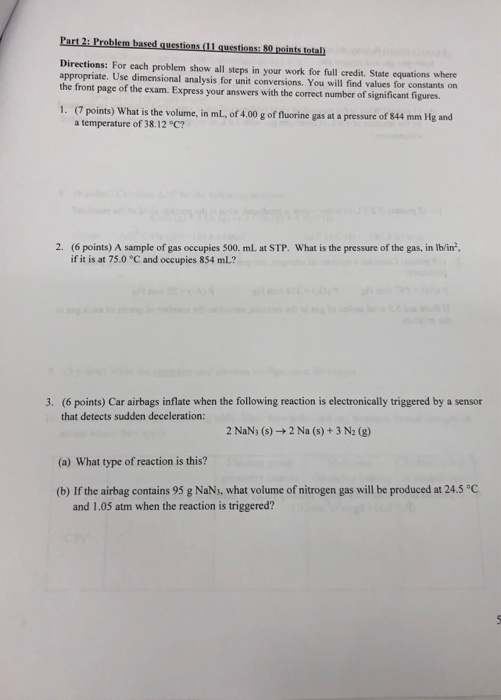 Solved Part 2: Problem based questions (11 questions: 80 | Chegg.com