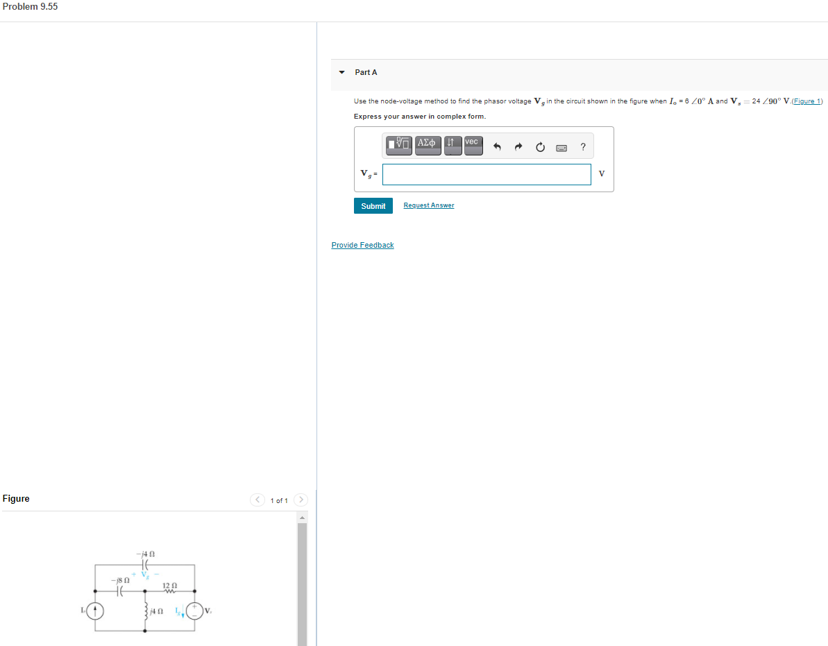 Solved Problem 9.55 Part A Use the node-voltage method to | Chegg.com