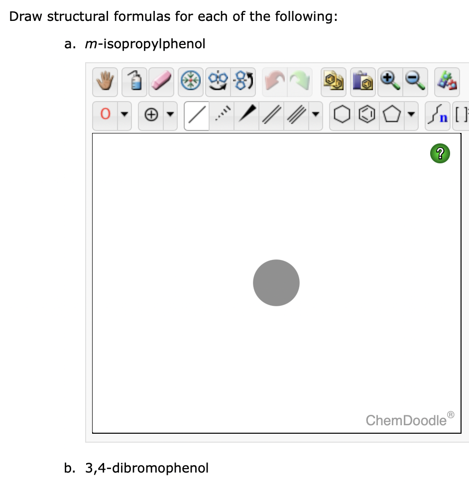 Solved Draw structural formulas for each of the following: | Chegg.com