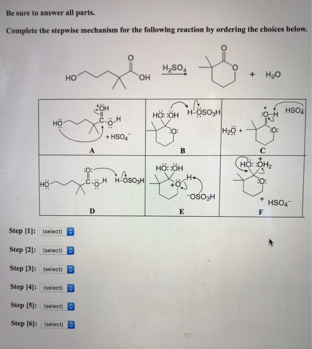 Solved Be sure to answer all parts. Complete the stepwise | Chegg.com Solved Be sure to answer all parts. Complete the stepwise | Chegg.com