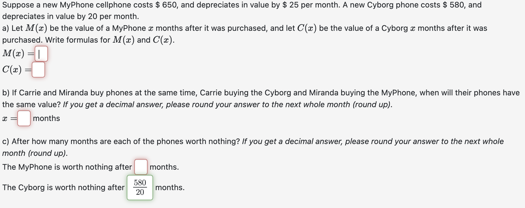 Solved Suppose a new MyPhone cellphone costs $ 650, and | Chegg.com
