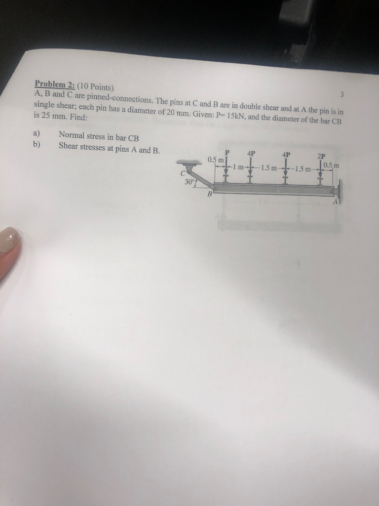 Solved Problem 2: (10 Points) A, B and C are | Chegg.com