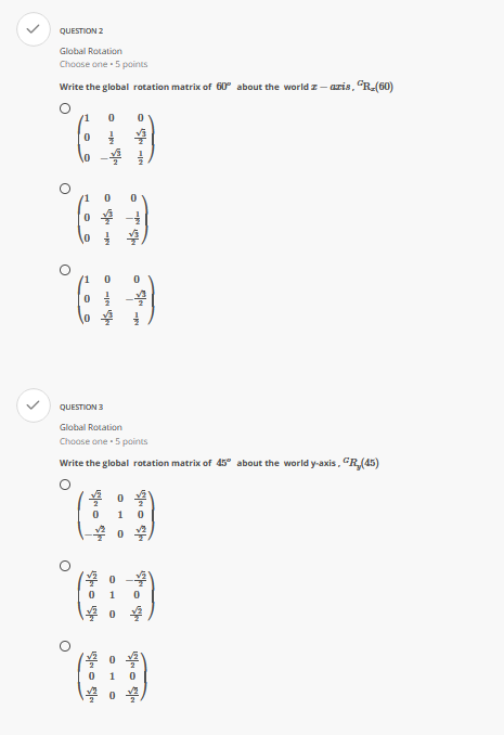 Solved QUESTION 2 Global Rocation Choose one ⋅5 points Write | Chegg.com