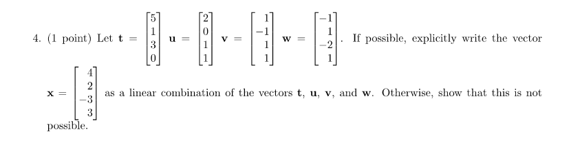 Solved 4. ( 1 point) Let | Chegg.com