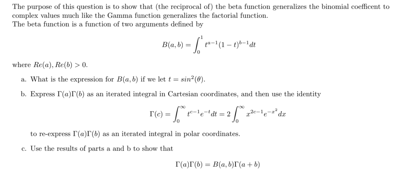 Solved The purpose of this question is to show that (the | Chegg.com