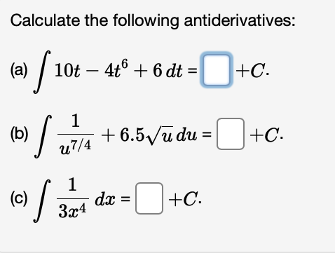 Solved Calculate the following | Chegg.com