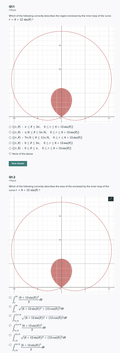 Solved Which of the following correctly describes the region | Chegg.com