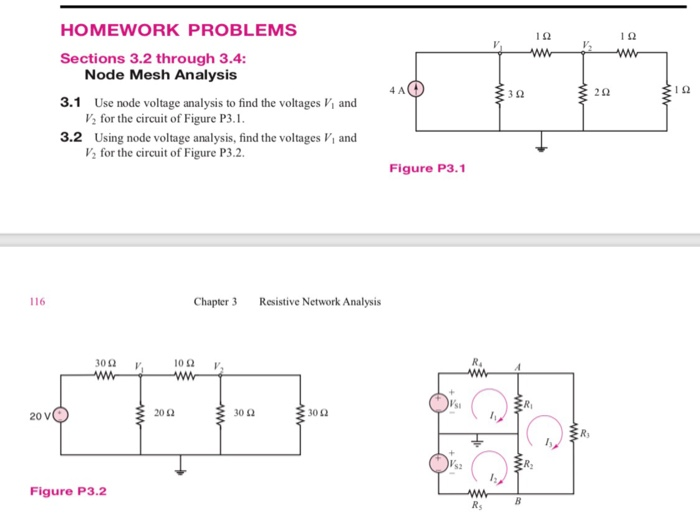 Solved HOMEWORK PROBLEMS 1 2 1 2 Sections 3.2 through 3.4: | Chegg.com