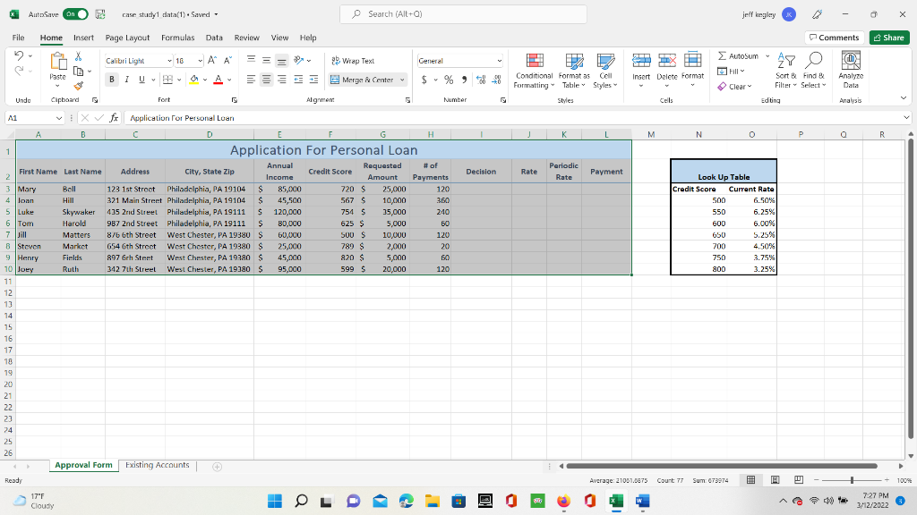 Solved Calculate Payment: PMT Function – Use the PMT | Chegg.com