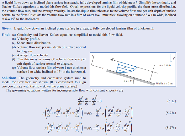 Solved Problems Navier Stokes Equation - Tessshebaylo Solved Problems Navier Stokes Equation - Tessshebaylo