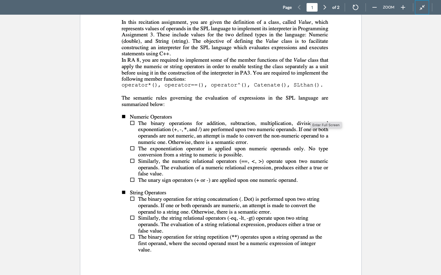 Solved In this recitation assignment, you are given the | Chegg.com