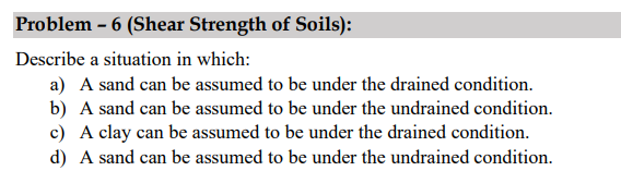 Solved Describe a situation in which: a) A sand can be | Chegg.com