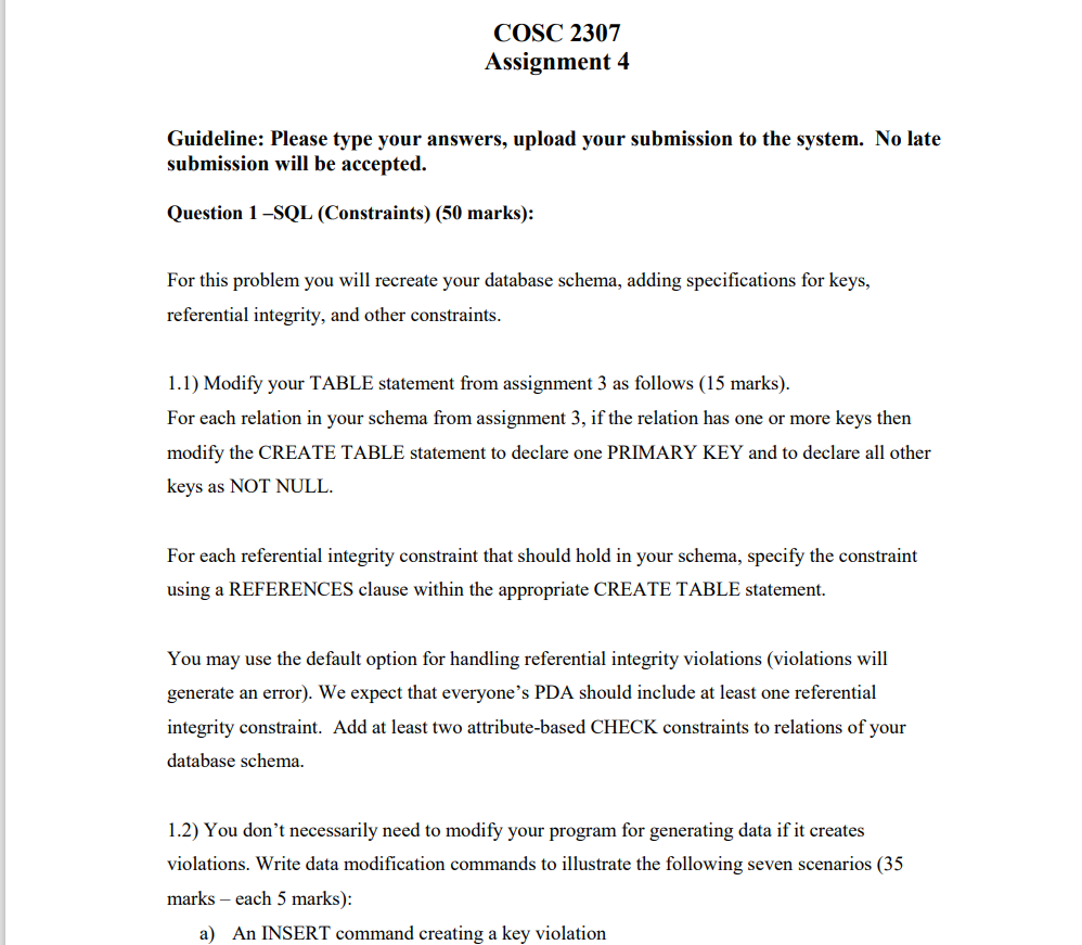 Solved Assignment 4 Guideline: Please type your answers, | Chegg.com Solved Assignment 4 Guideline: Please type your answers, | Chegg.com