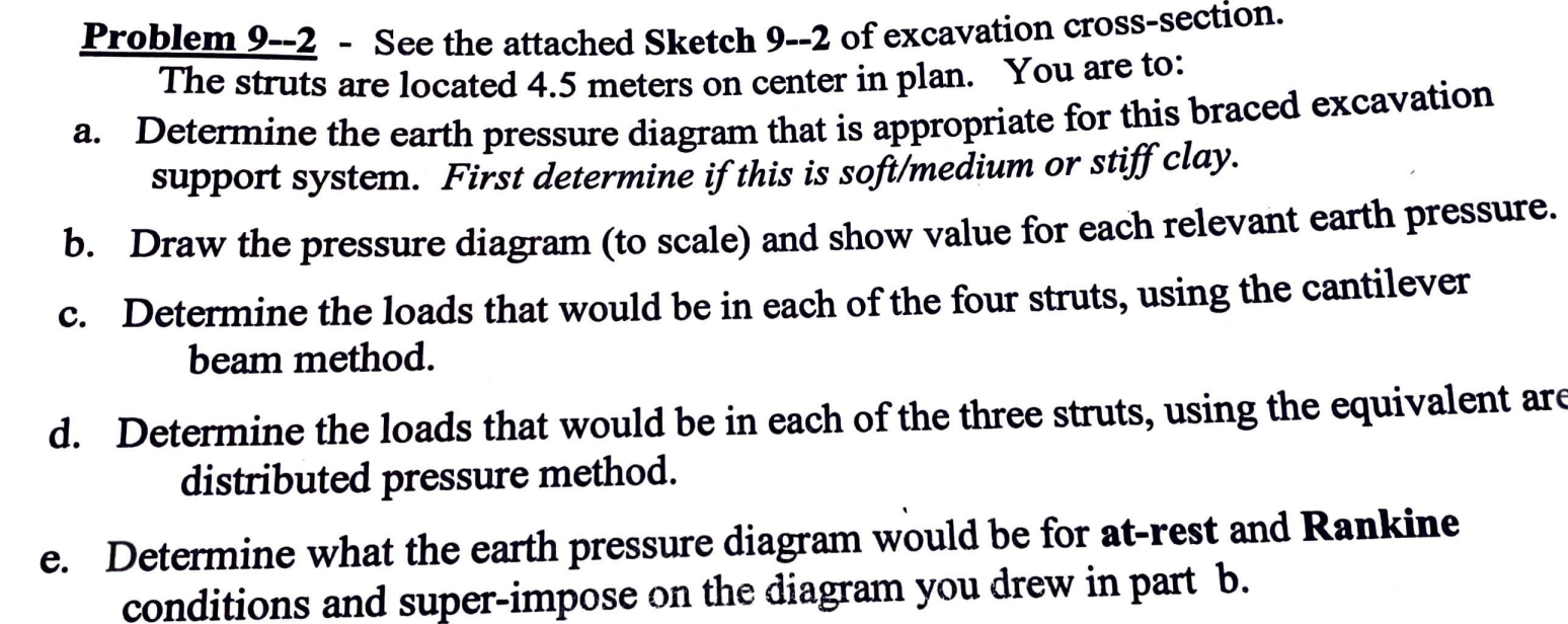 Solved Problem 9--2 - See the attached Sketch 9--2 of | Chegg.com