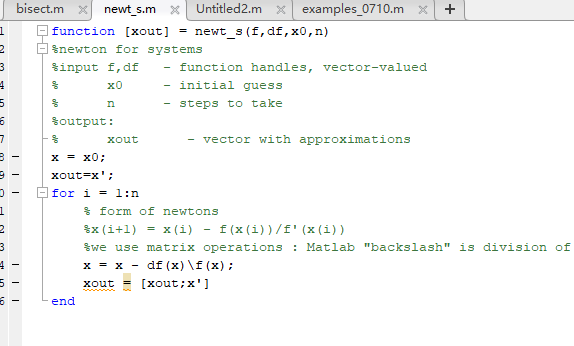 Solved 5) Use the Newton's method for systems Matlab | Chegg.com