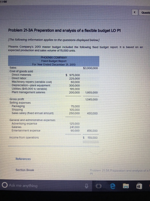 Solved HW 1 Problem 21-3A Preparation and analysis of a | Chegg.com